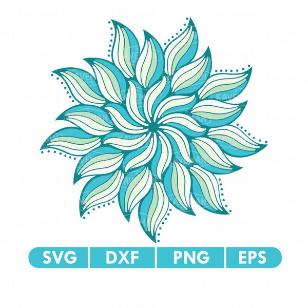 Half Mandala Svg, Simple Mandala Svg, Mandala Svg Bundle, Mandala ...
