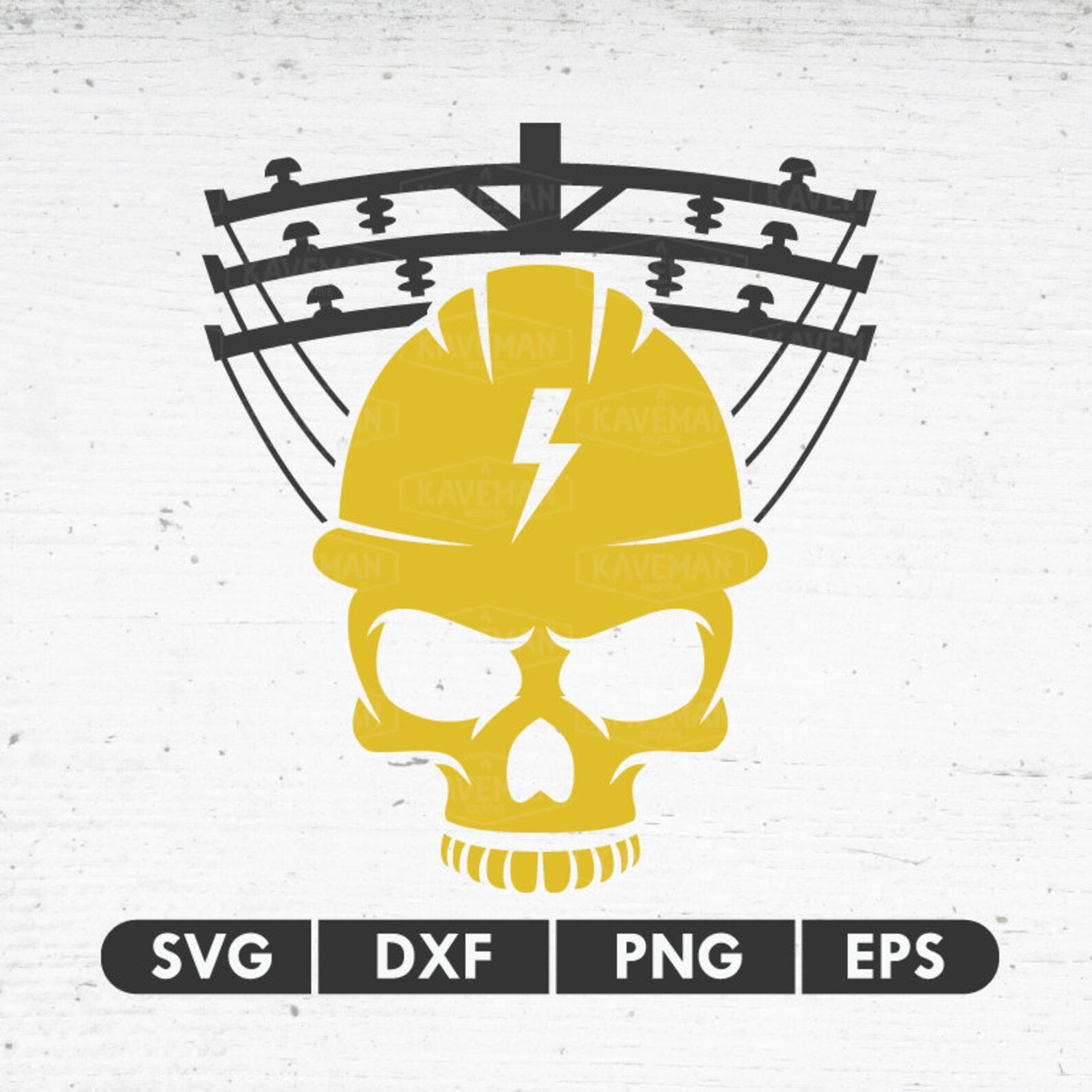 Lineman Skull Line Life Line Wife SVG DXF Silhouette Cameo - Etsy