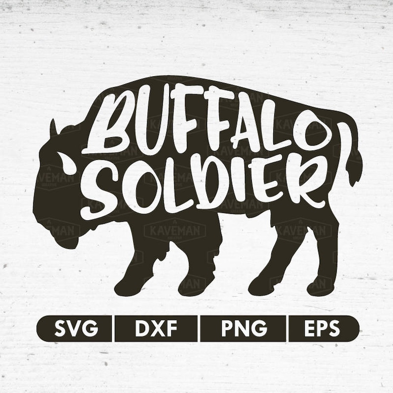 Buffalo Soldier SVG DXF Silhouette Cameo Cricut Cut File | Etsy