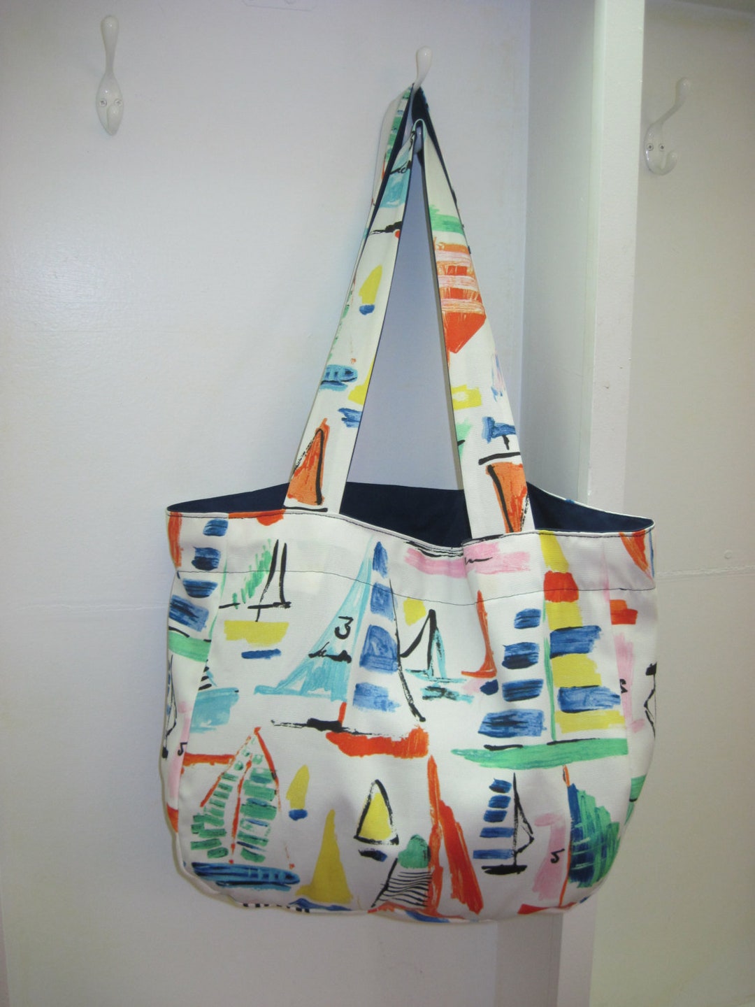 Large Reversible Beach Bag, Vacation Tote, Shopping Bag. Great for ...