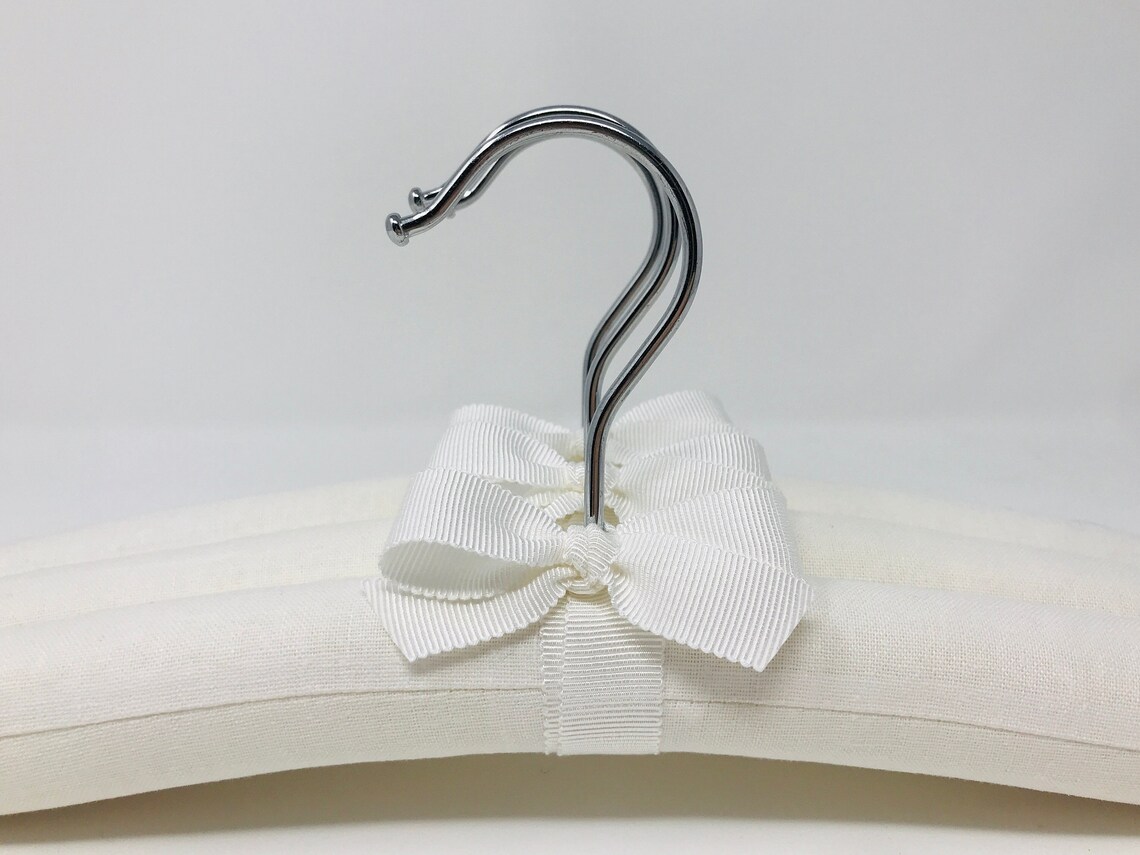 Baby Hangers Ivory Linen Padded Hangers Ivory Hangers Baby - Etsy
