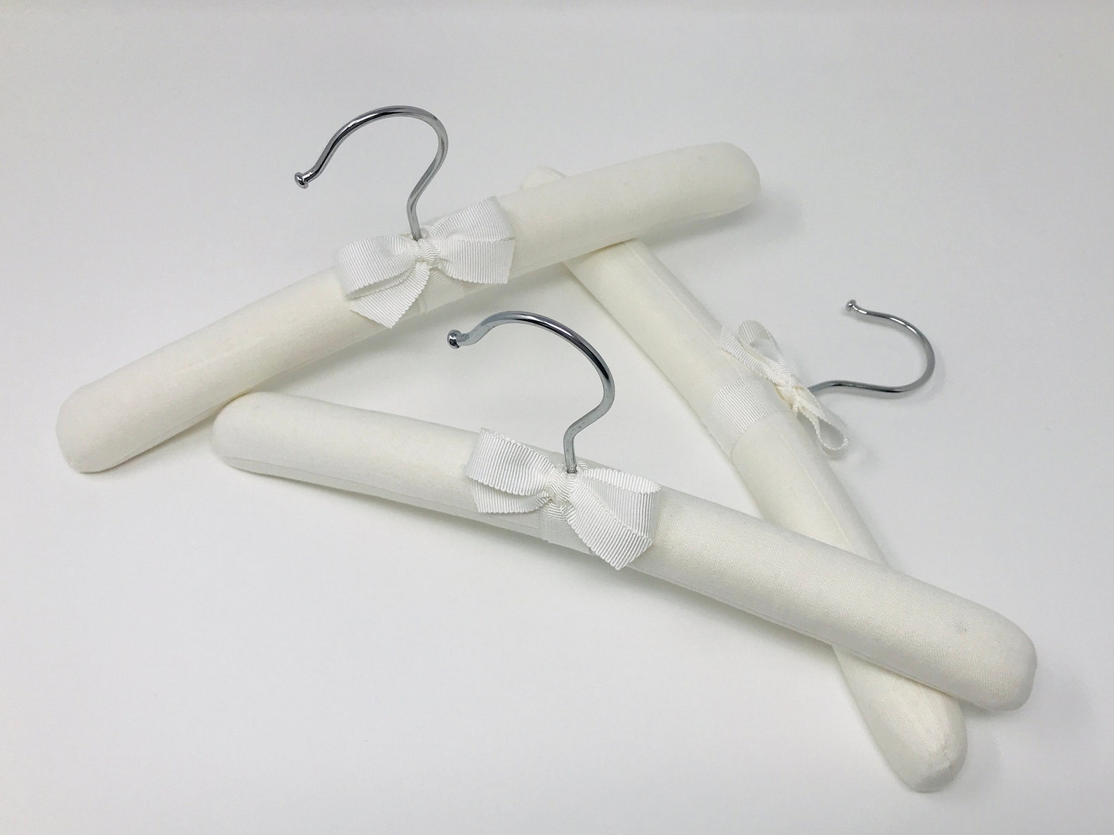 Baby Hangers Ivory Linen Padded Hangers Ivory Hangers Baby - Etsy
