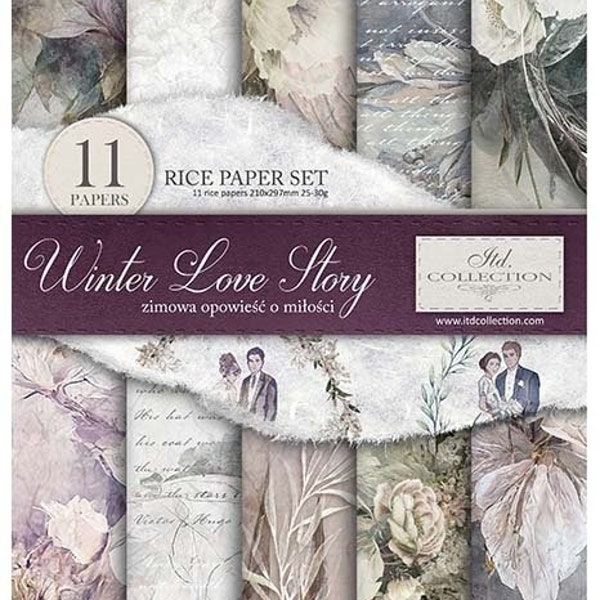 Winter Rice Paper - Etsy