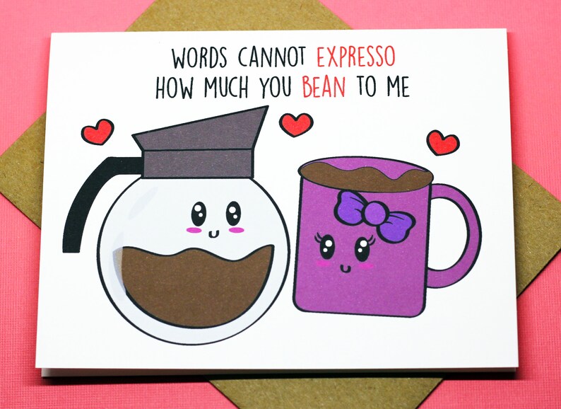 Words Cannot Expresso How Much You Bean to Me - Etsy Words Cannot Expresso How Much You Bean to Me - Etsy