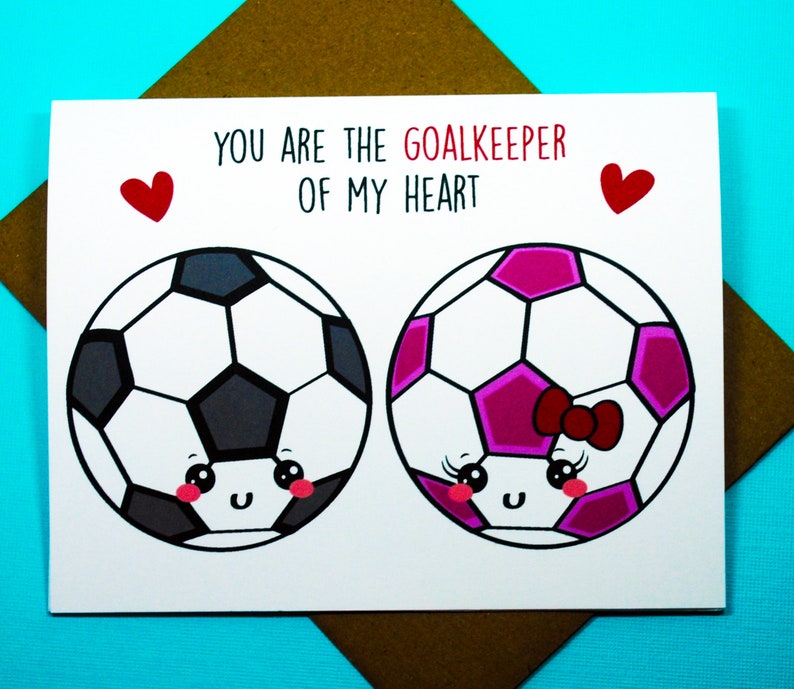 You Are the Goalkeeper of My Heart Soccer Punny Funny Love Romance ...