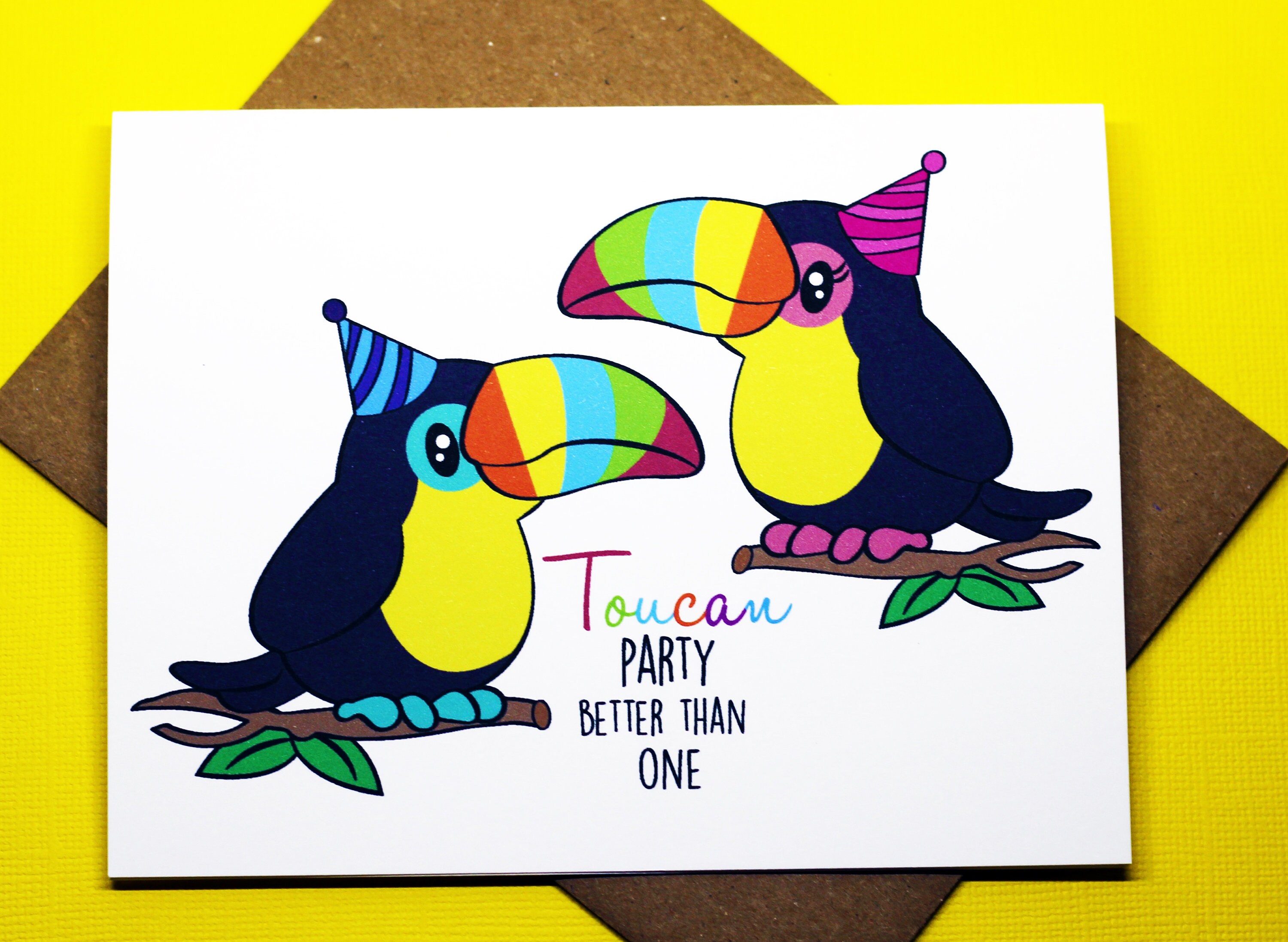 Toucan Party Better Than One Punny Happy Birthday Celebration | Etsy