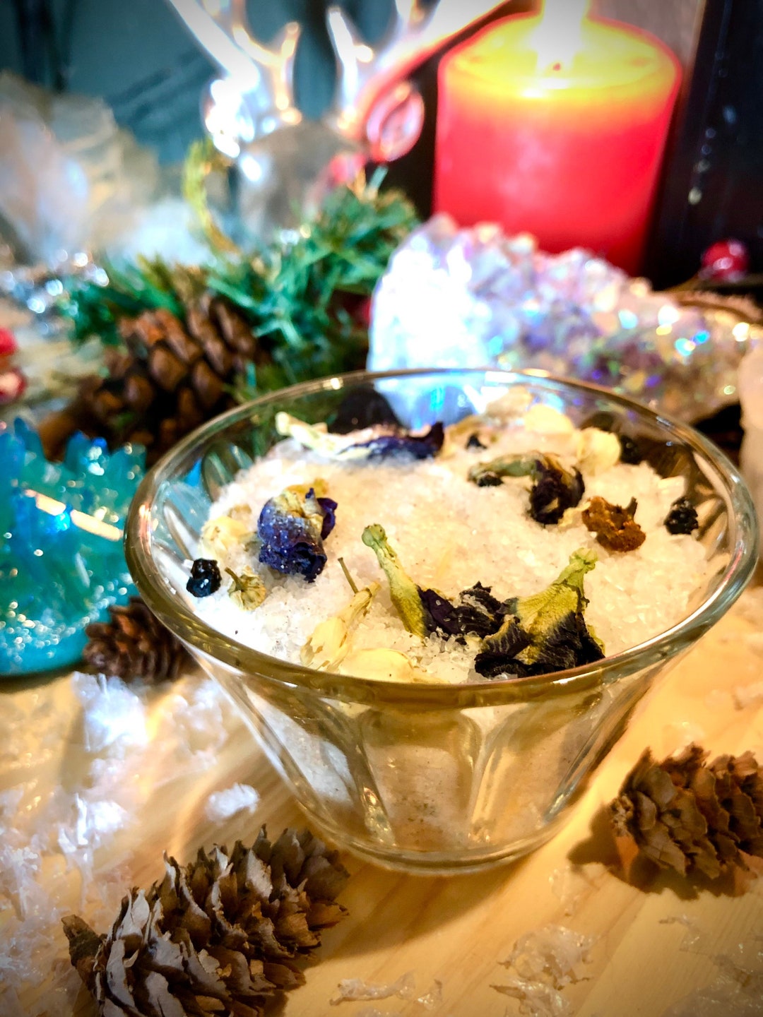 Winter Solstice | Yule | Ritual Bath Salts - Etsy