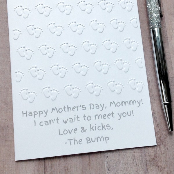 Mothers Day Bump Card - Etsy