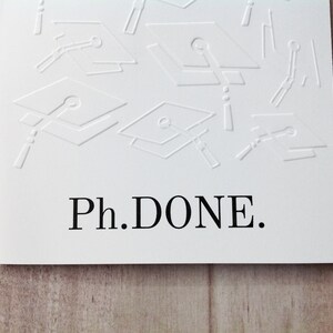 Phd Graduation Card / Funny Doctorate Graduation Card / Doctoral ...