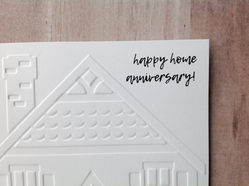 Set of 10 Happy Home Anniversary Cards for Realtors / Handmade ...