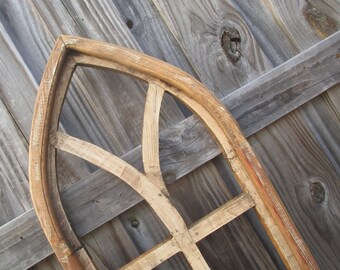 Arched Cathedral Window Rustic Gothic Church Window | Etsy