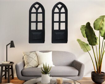 Window Architectural Wall Decor Gothic Window Unfinished - Etsy