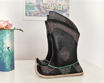 Mongolian Boots - Etsy