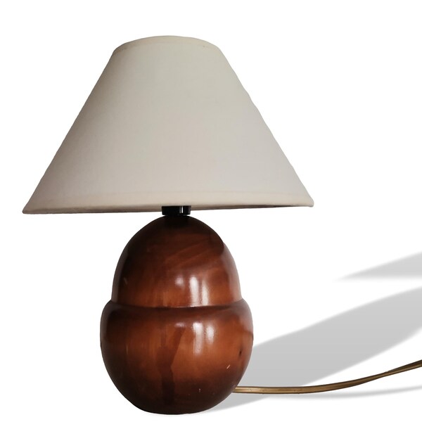 Rustic Wood Lamp - Etsy