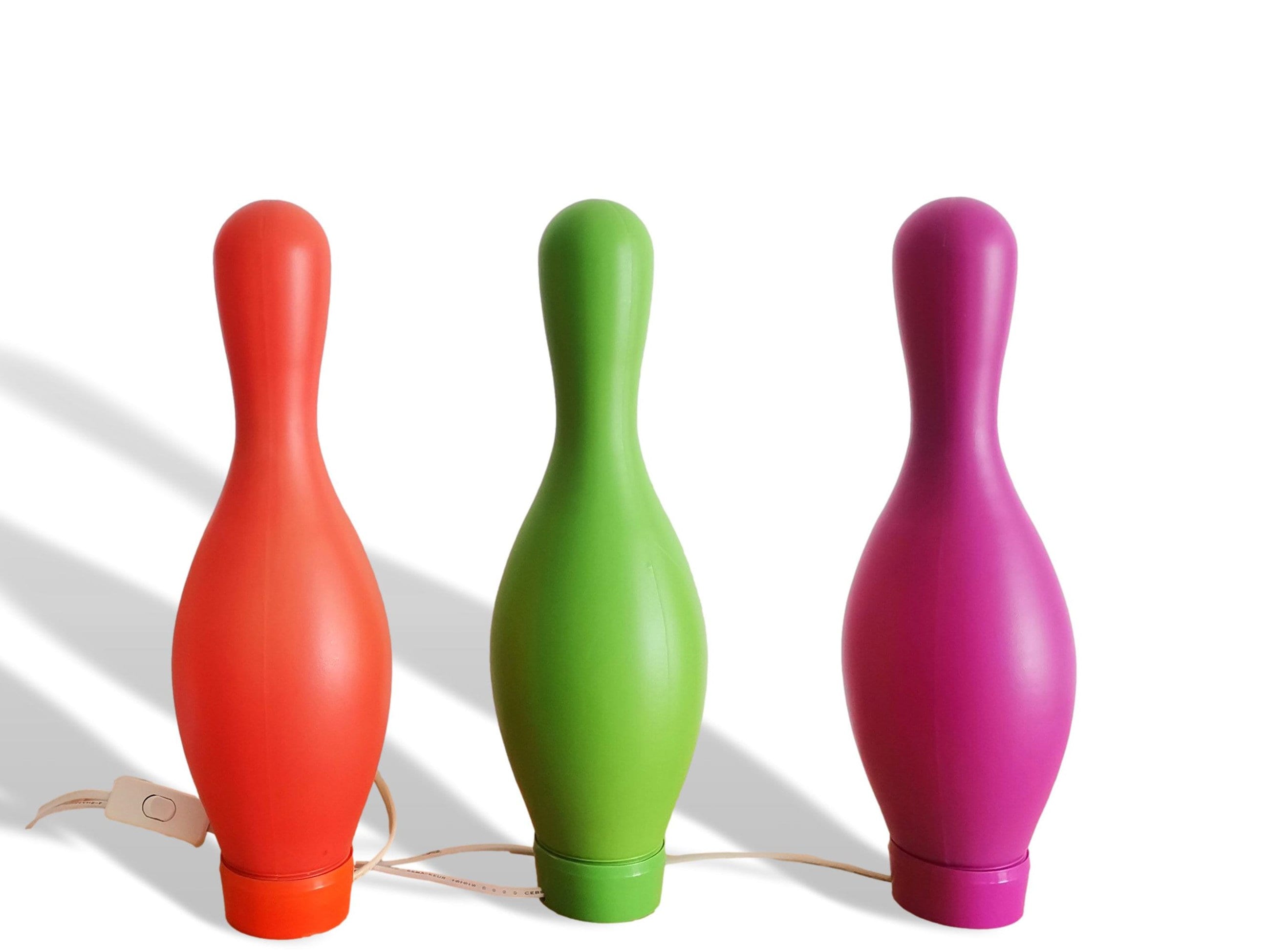 Green Bowling Pins