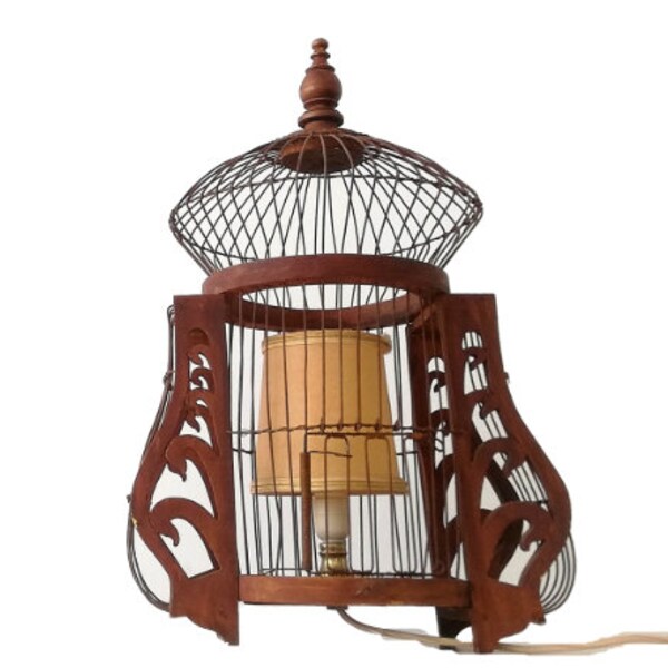 Bird Cage Lamp - Etsy