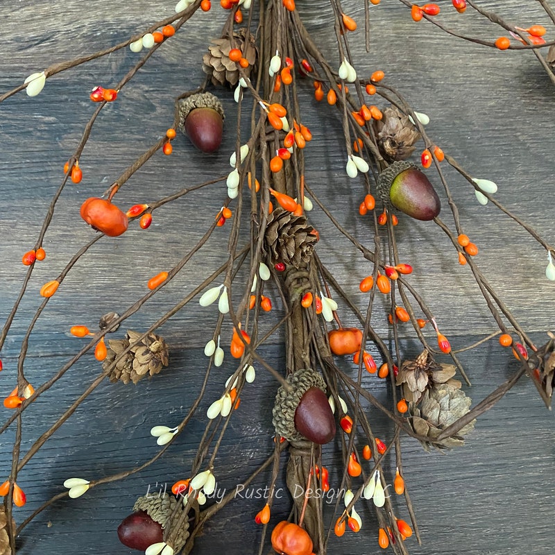 Fall Berry Garland - Etsy