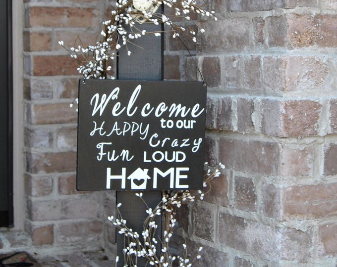 Decorative Welcome Sign, Decorative Welcome Porch Post - Etsy