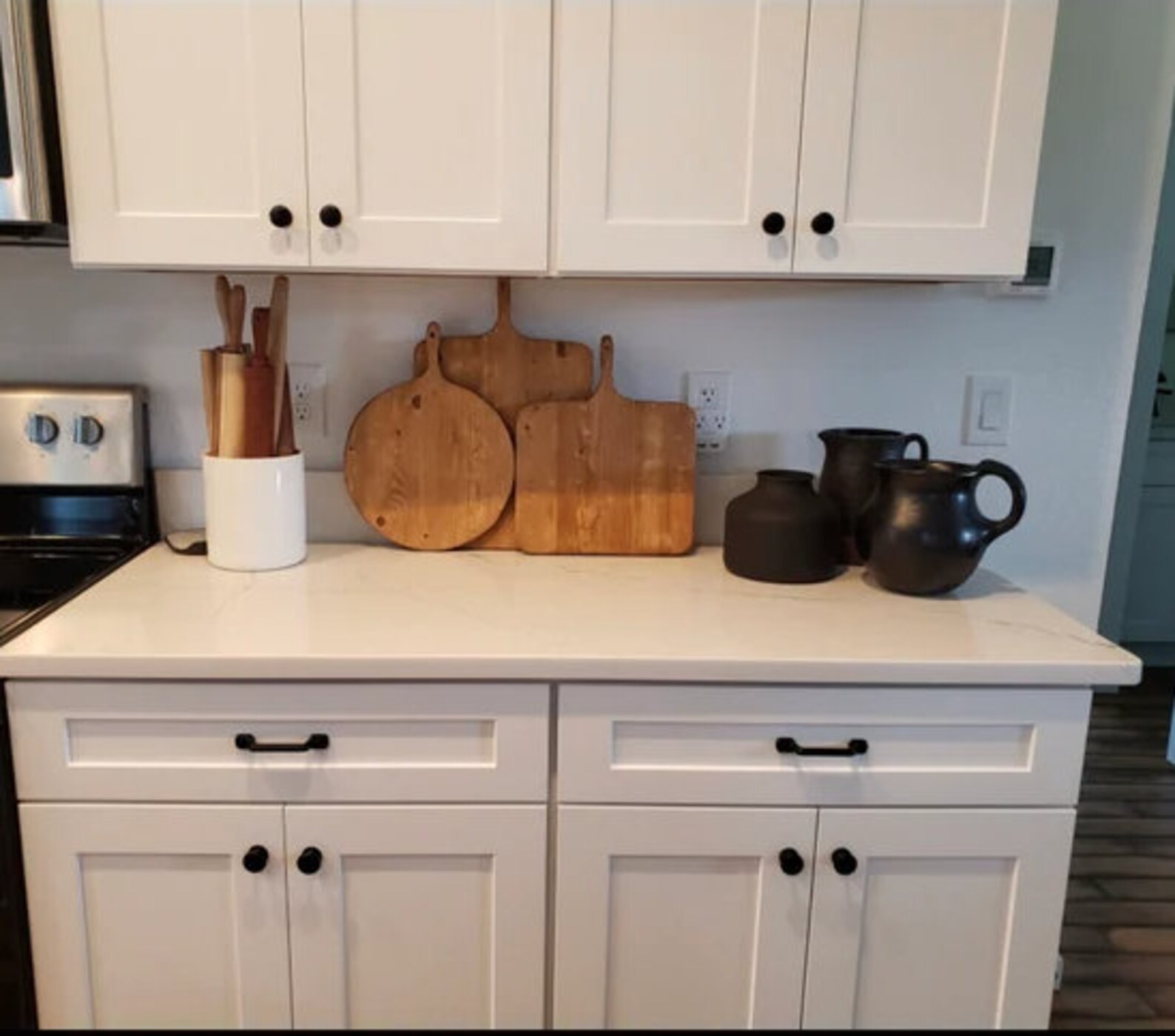 Set of Three Bread Boards, Medium Rectangle, Small Square, and Small ...