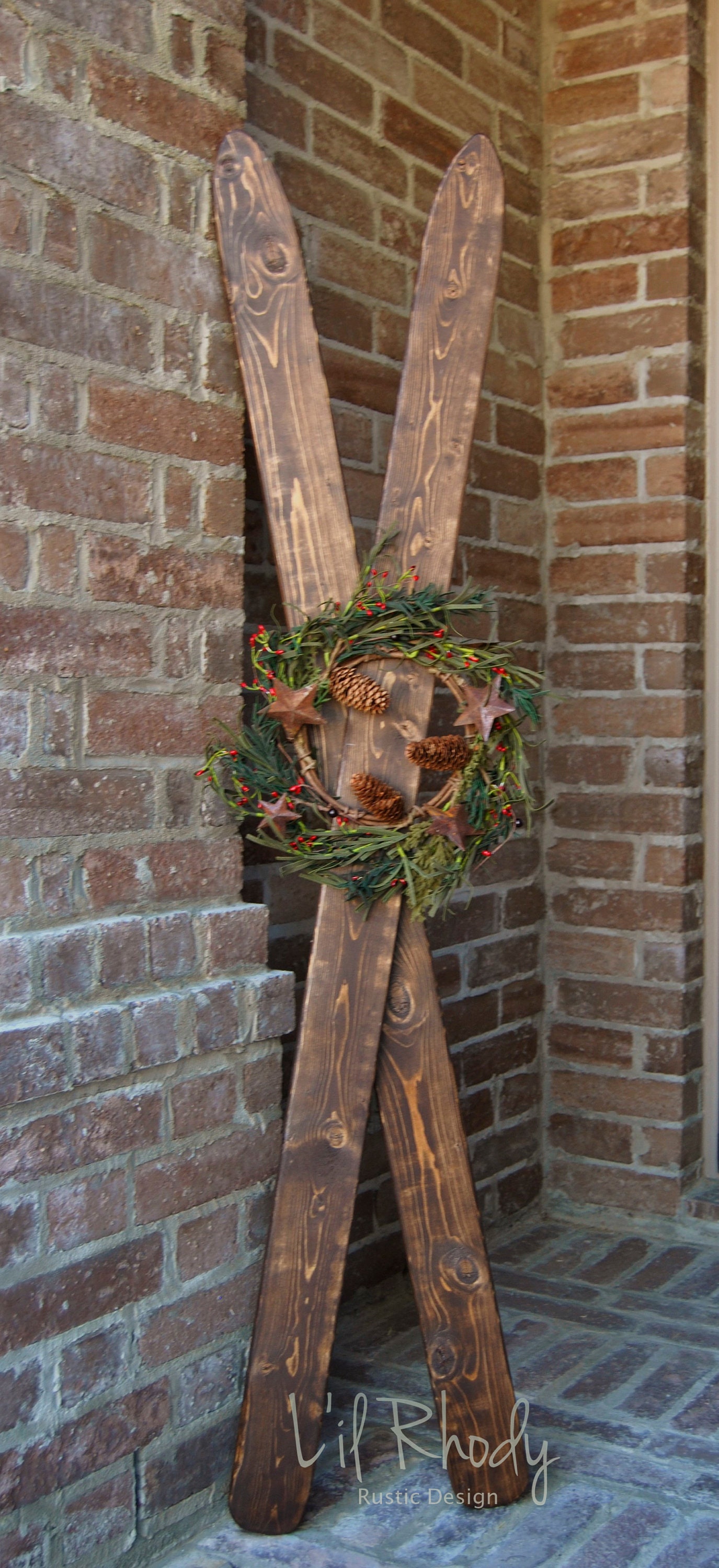 Decorative Christmas Skis