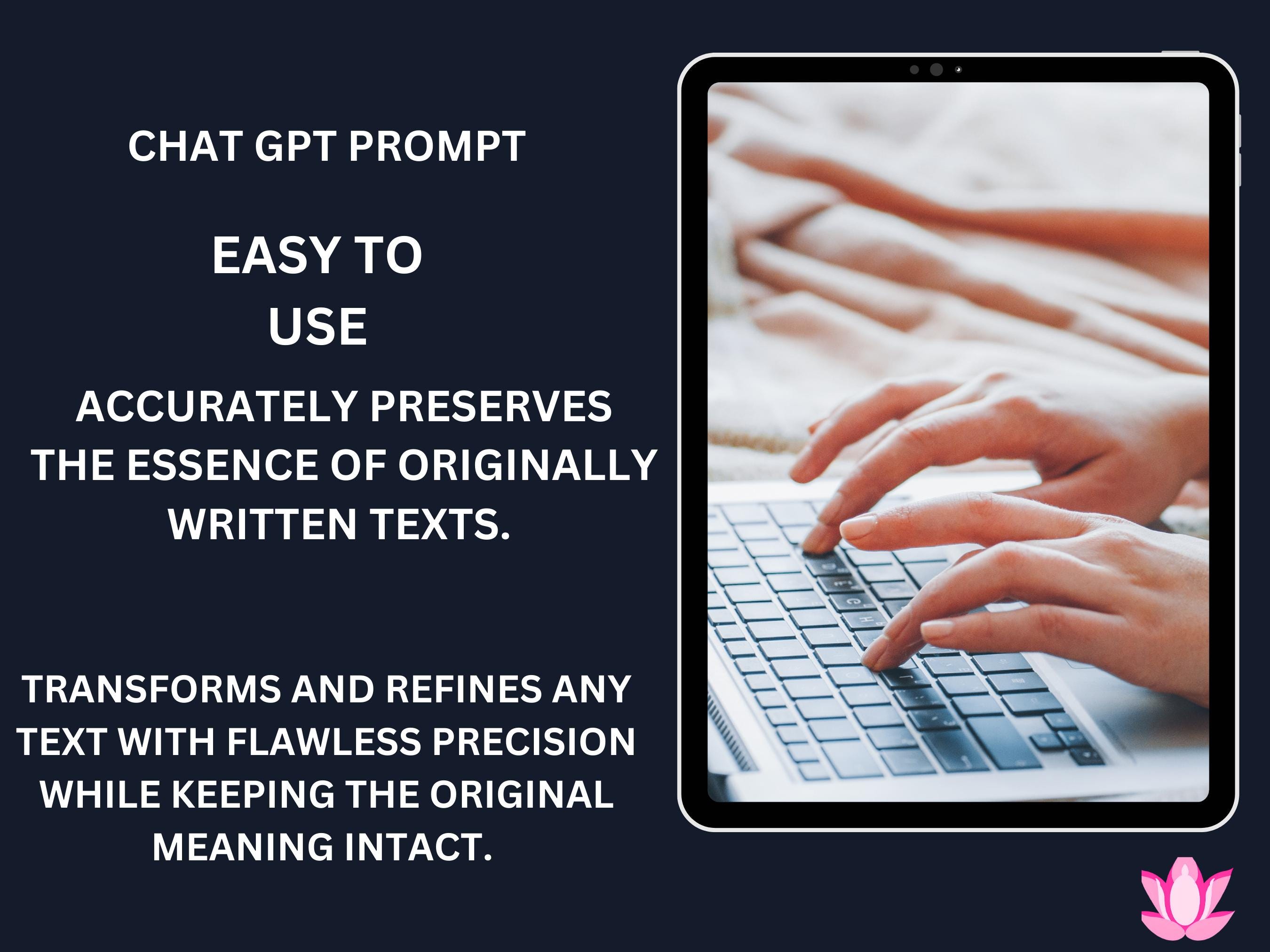 AI Content Humanizer Prompt Bundle | 5 Advanced Chatgpt Text Rewriter ...
