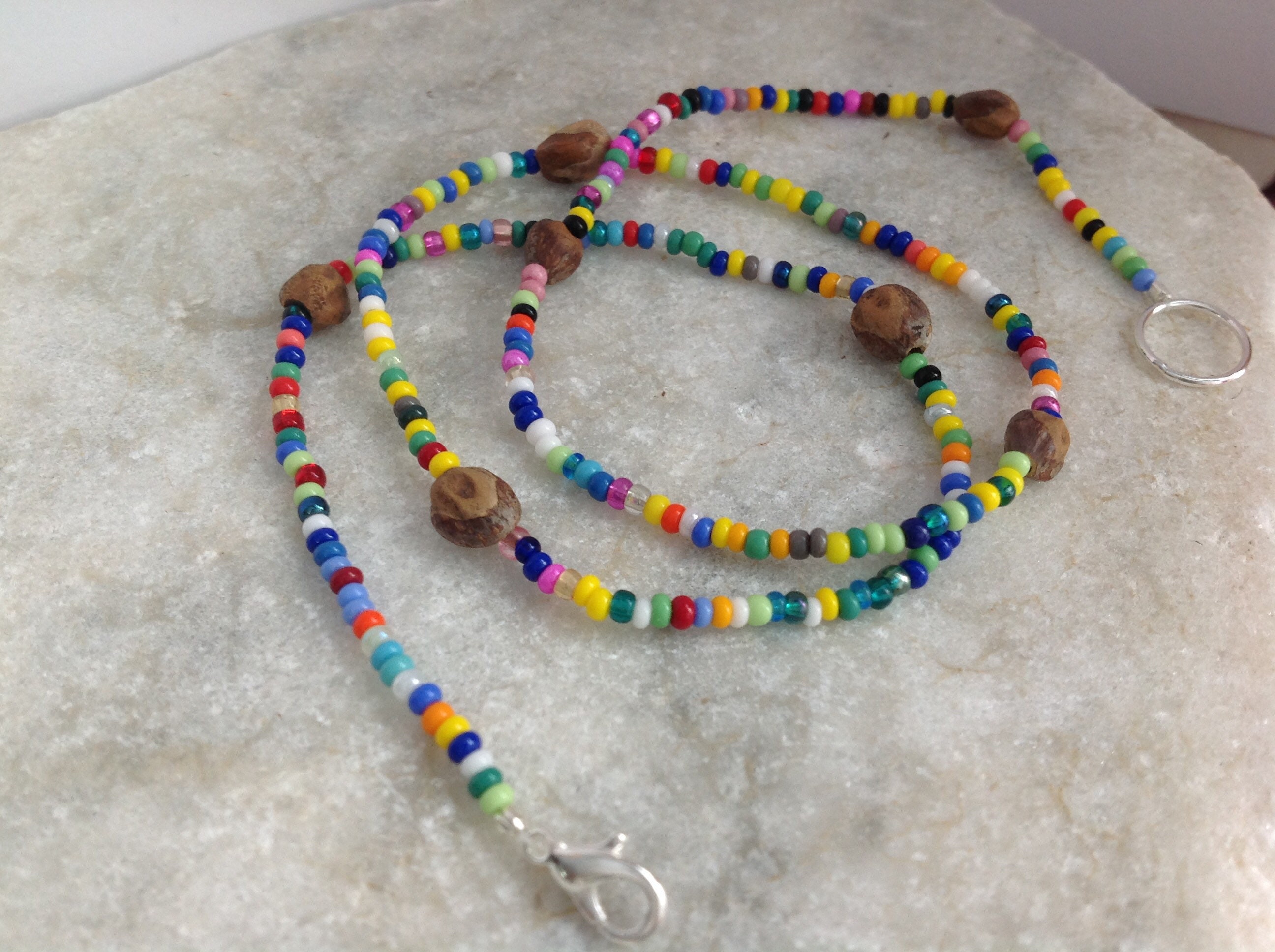 Ghost Bead Necklace, Protection Jewelry, Stops Bad Dreams and Evil ...