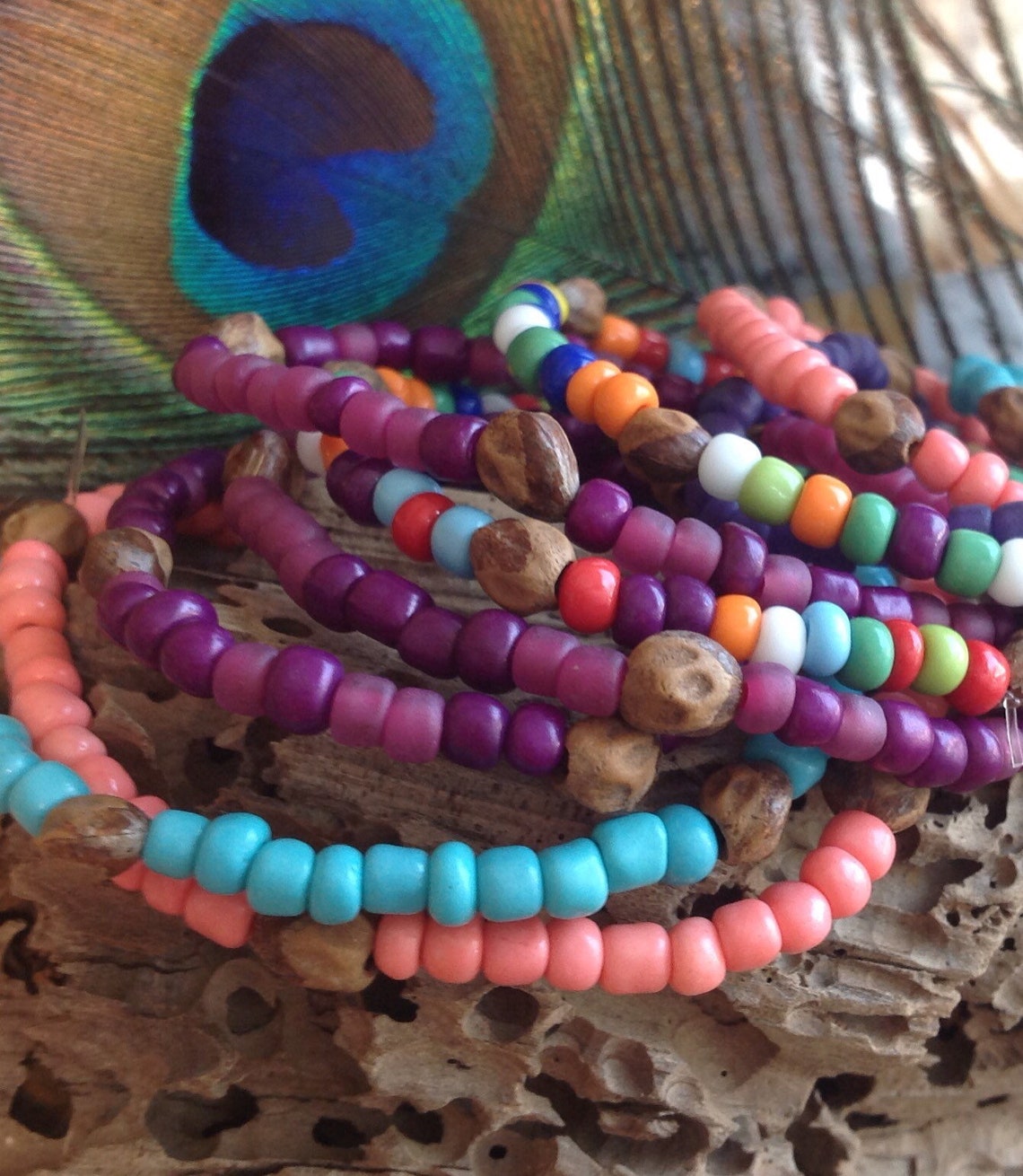 Adult Protection Bracelets, Stretch Cord, Ghost Bead Bracelet, Jewelry ...