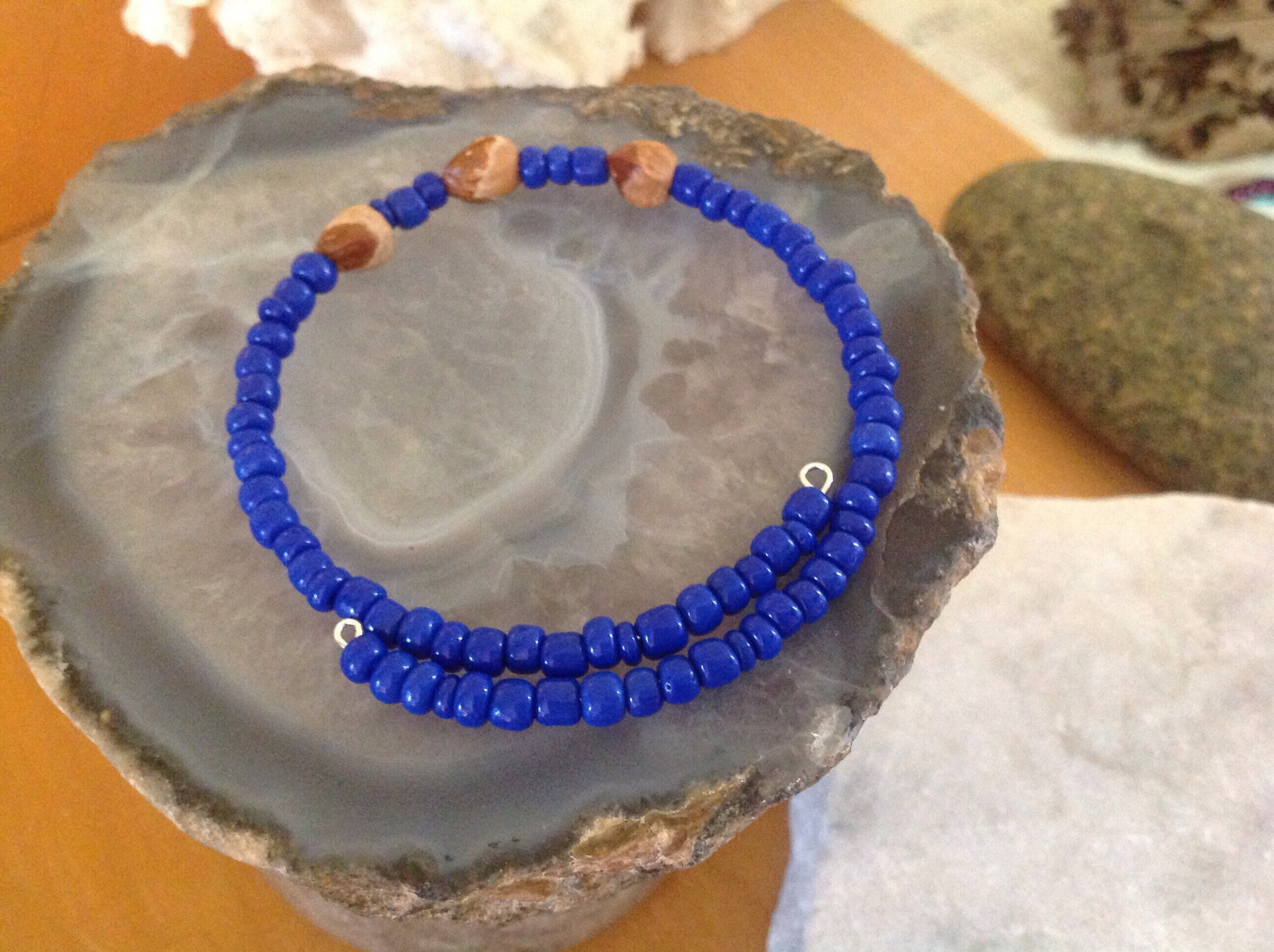 Navajo Ghost Bead Protection Bracelet, Calming Jewelry That Stops Bad ...