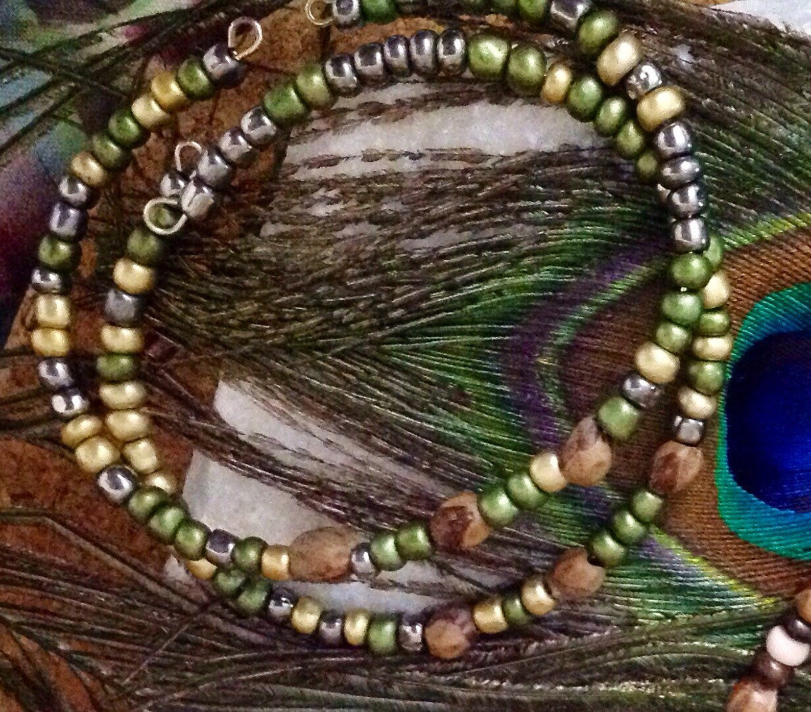 2 Bracelets Ghost Bead Jewellery Protection From Evil - Etsy