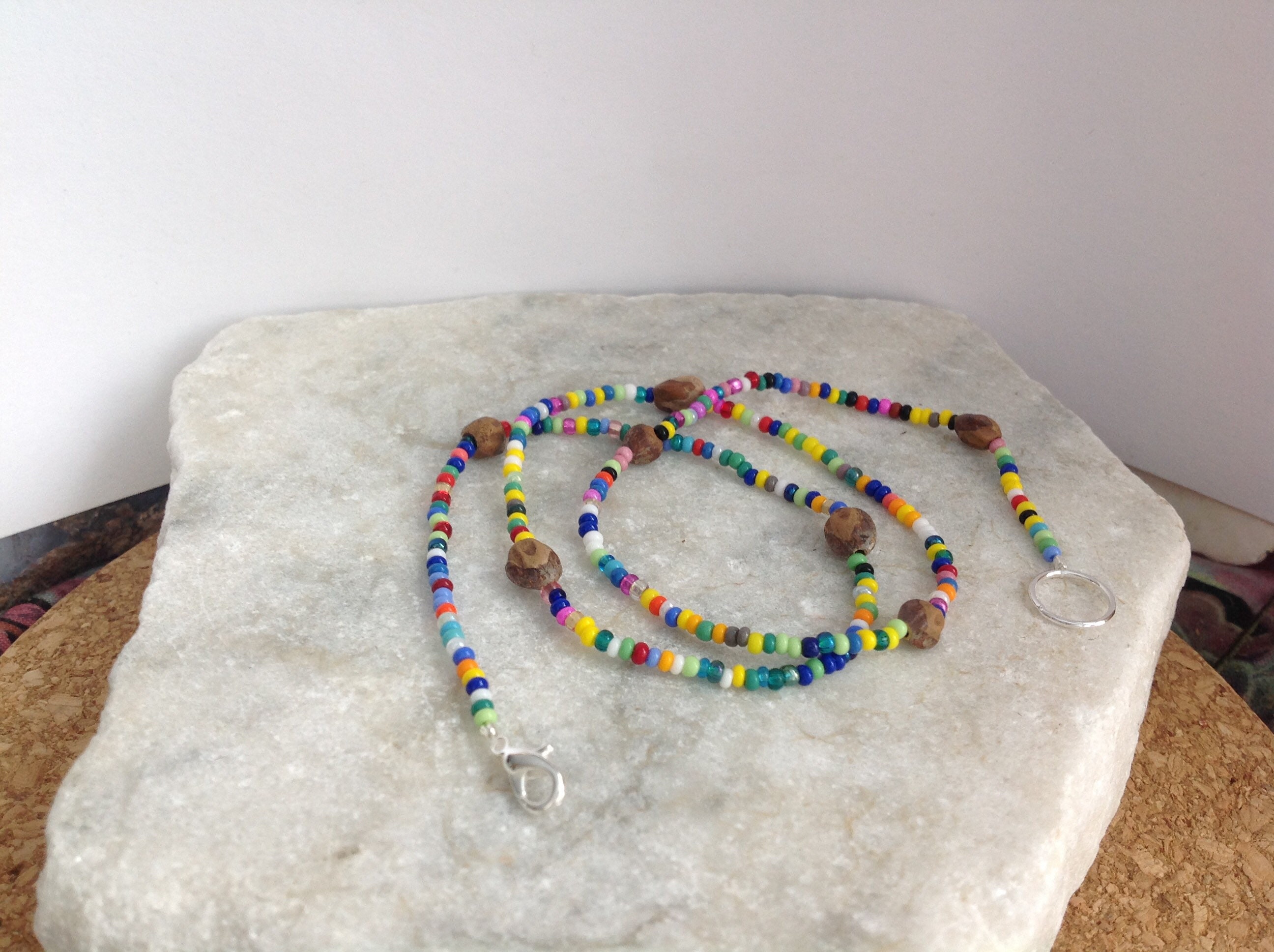 Ghost Bead Necklace, Protection Jewelry, Stops Bad Dreams and Evil ...