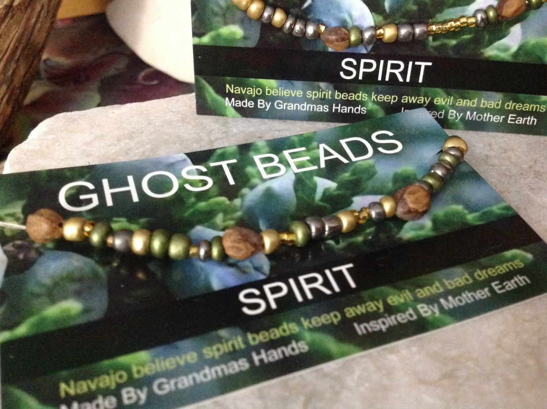 Navajo Spirit Bracelet, Ghost Bead Bracelet, Protects From Evil Spirits ...