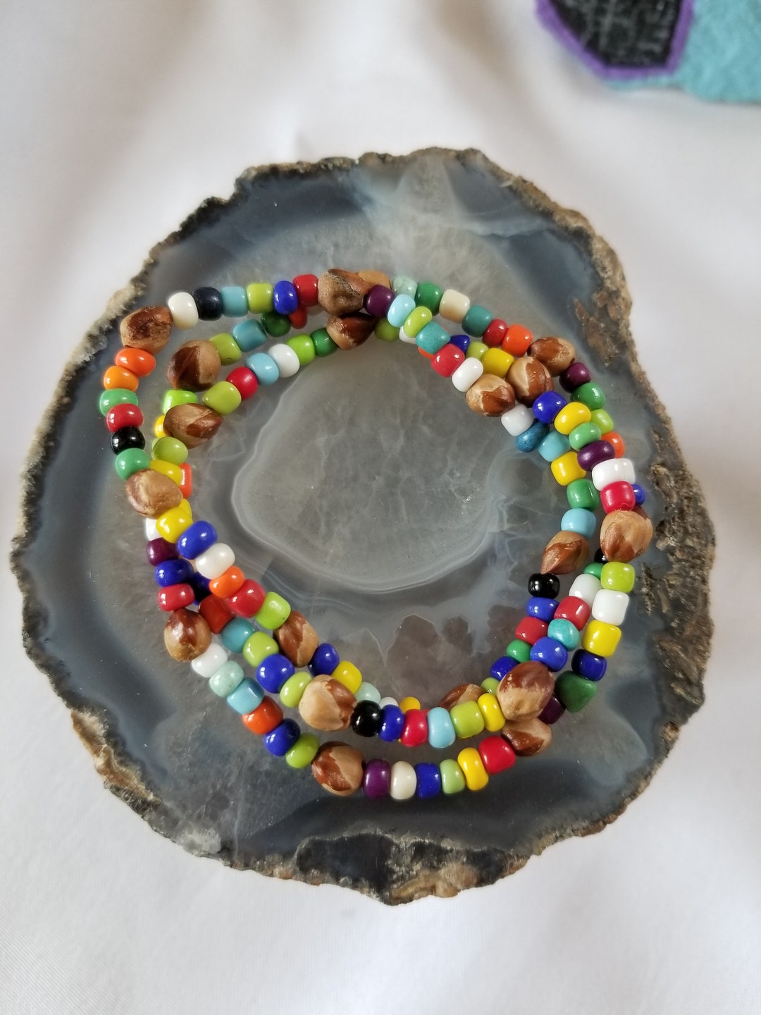 Adult Protection Bracelets, Stretch Cord, Ghost Bead Bracelet, Jewelry ...