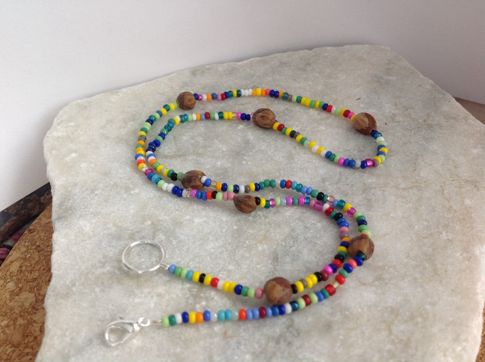 Ghost Bead Necklace, Protection Jewelry, Stops Bad Dreams and Evil ...