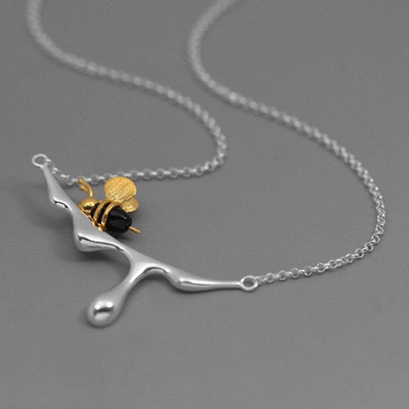 Bee Necklace - Etsy