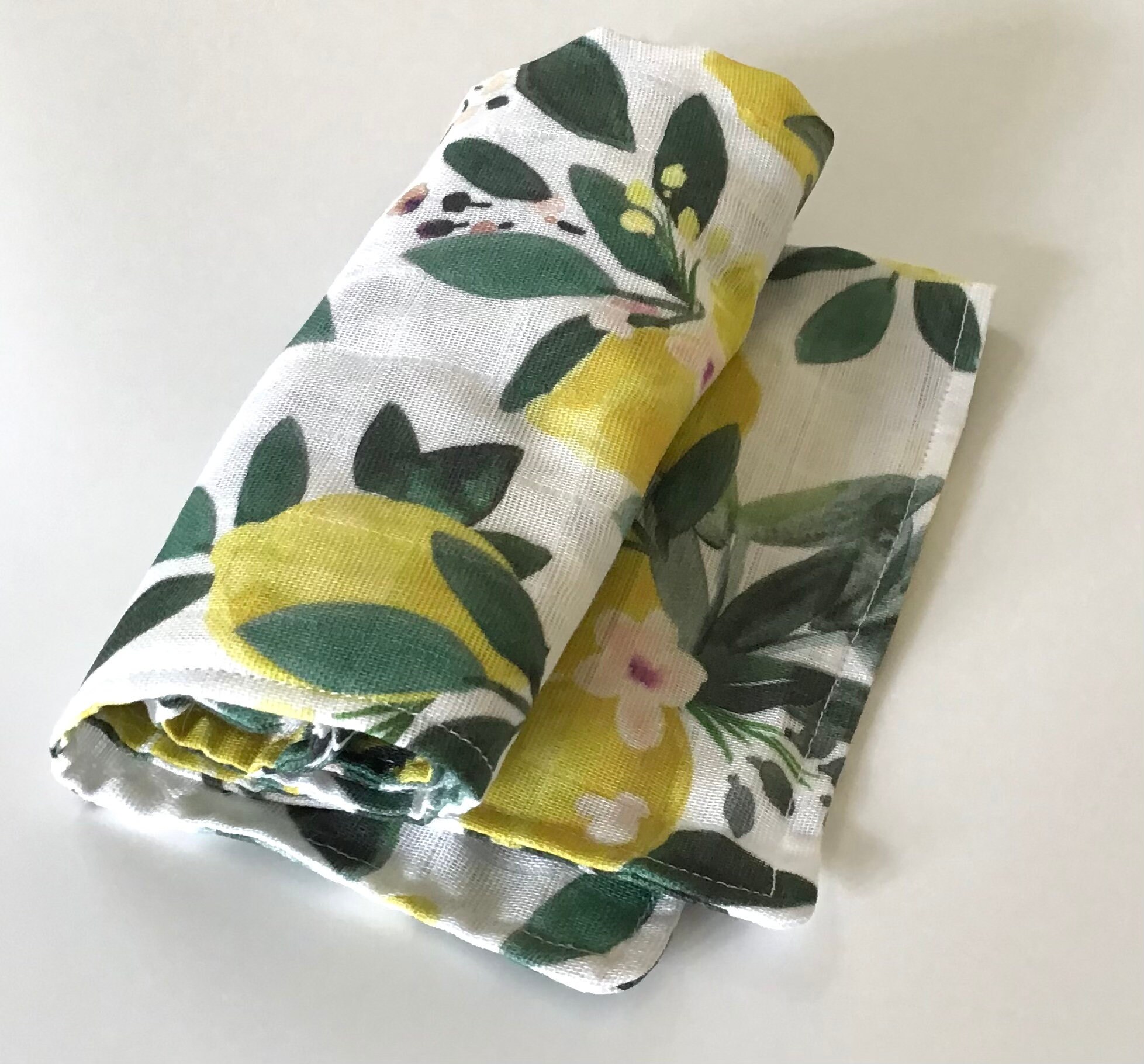 Lemon Muslin Cloth Baby Muslin Cloths Lemons Feeding Cloth - Etsy UK