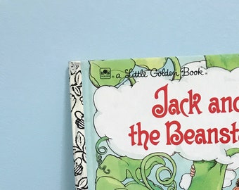 Jack and the Beanstalk Golden Book - Etsy