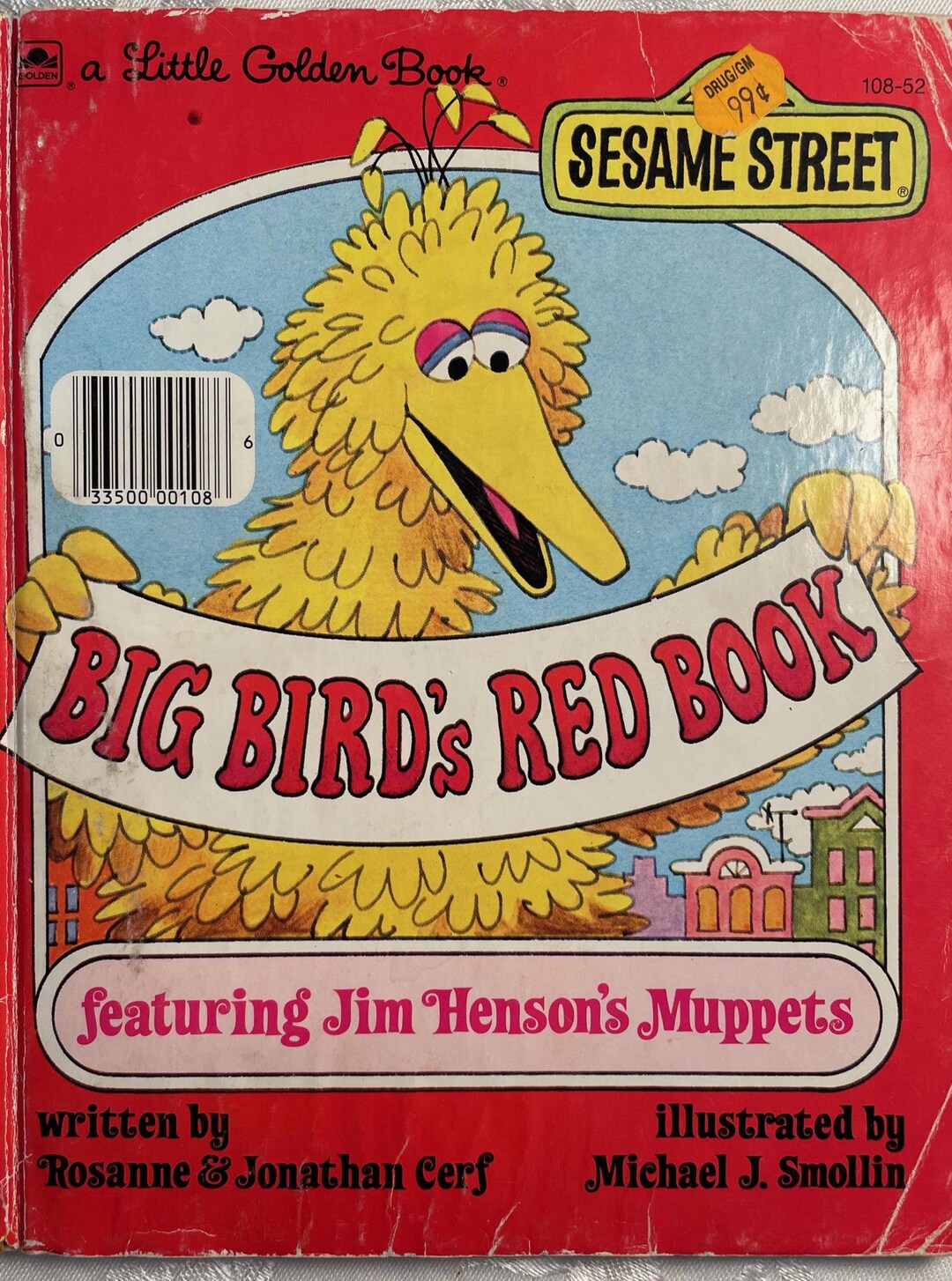 Big Bird's Red Book Featuring Jim Henson's Muppets - Etsy