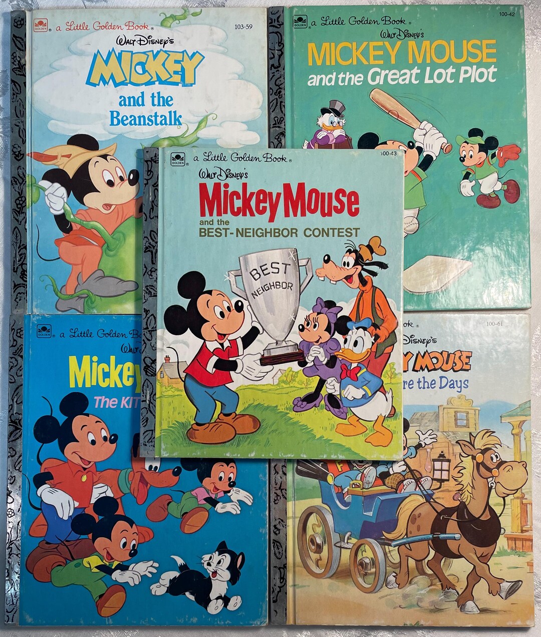 Mickey Mouse 5 Set Book Collection - Etsy