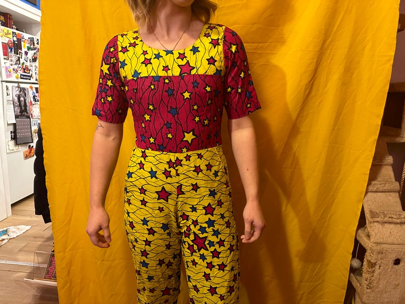Traje de payaso vintage de los años 60 hecho a mano Mono/Romper/Onsie ...