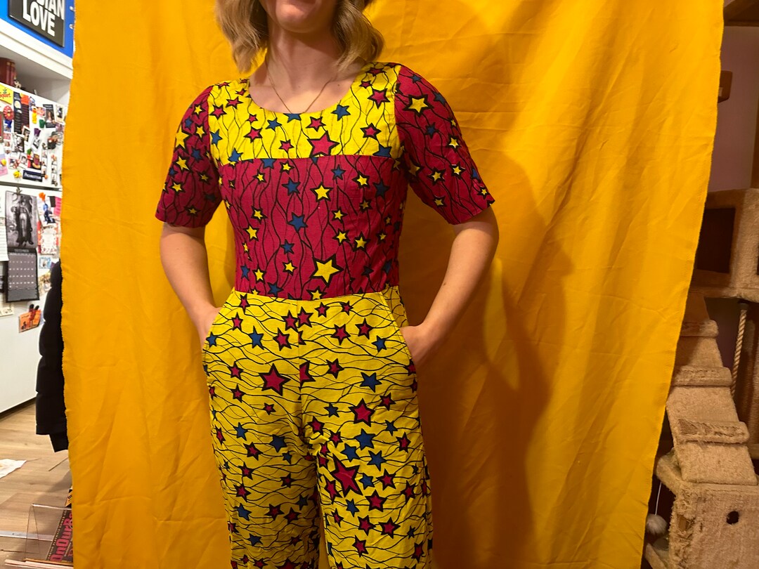 Traje de payaso vintage de los años 60 hecho a mano Mono/Romper/Onsie ...