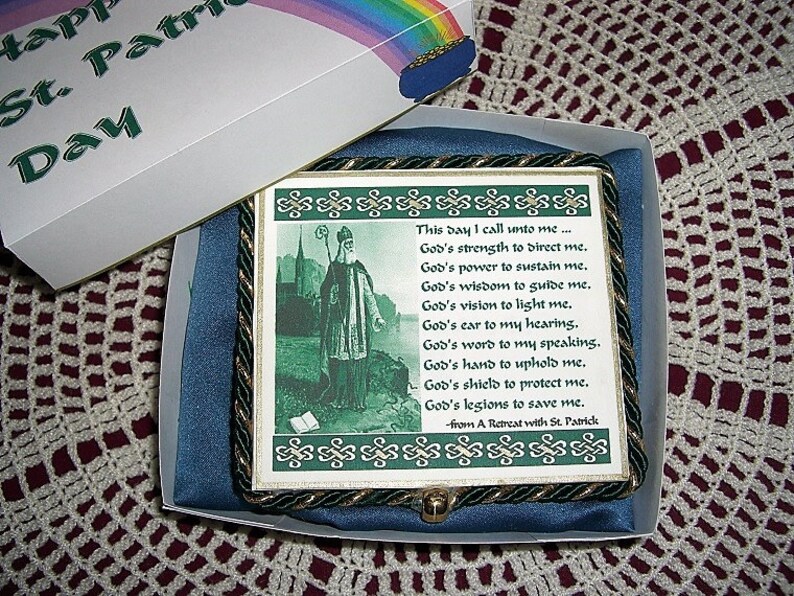 BREASTPLATE of ST. PATRICK - Paper Sculpted Art Display - Mini-plaque ...