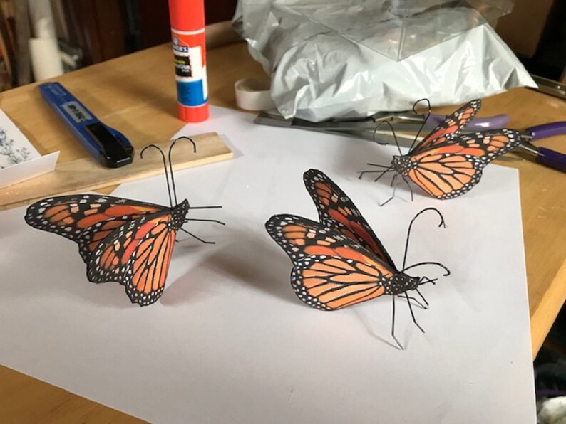 2-styles ALPHA BUTTERFLY, 3D Trio, Designer Handcrafted, Gift Wrapping ...