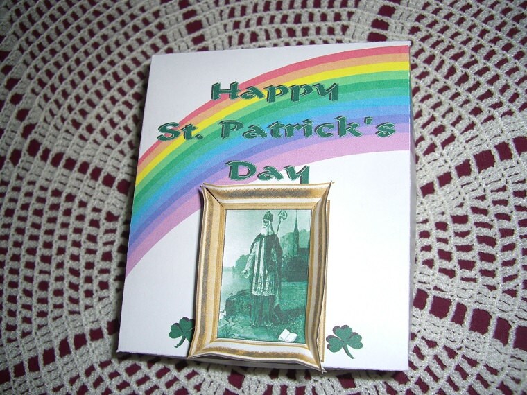 BREASTPLATE of ST. PATRICK - Paper Sculpted Art Display - Mini-plaque ...