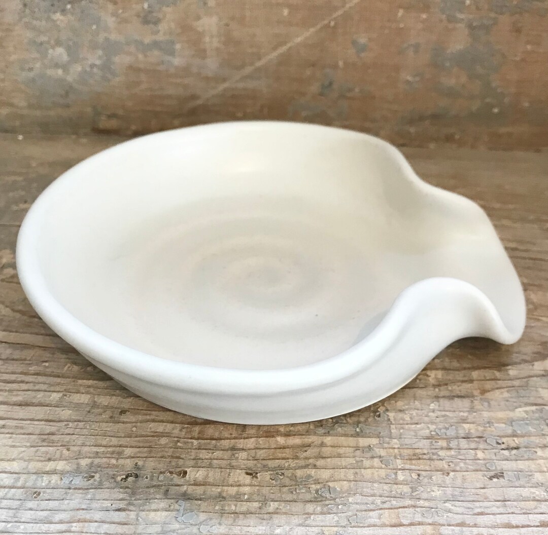 Spoon Rests in Matte White or Matte Black Glaze and 3 Sizes a MUST for ...