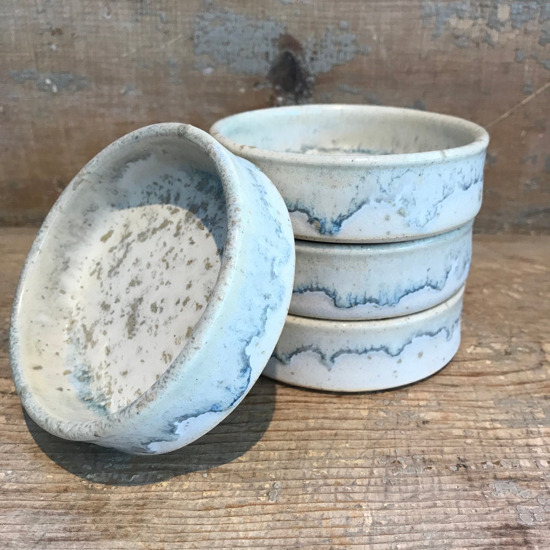 Wine Bottle Coasters in Sea Salt Glaze Made With Clay..save - Etsy