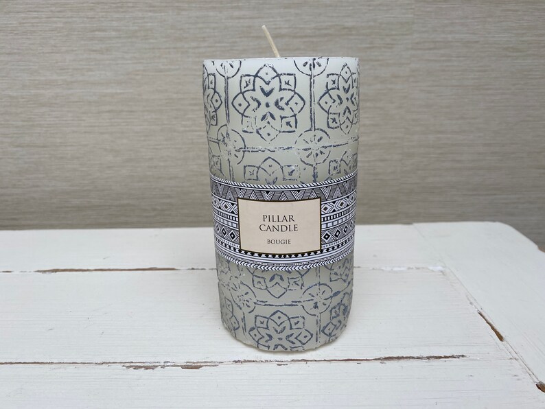 Large African Inspired Pillar Candles - Etsy