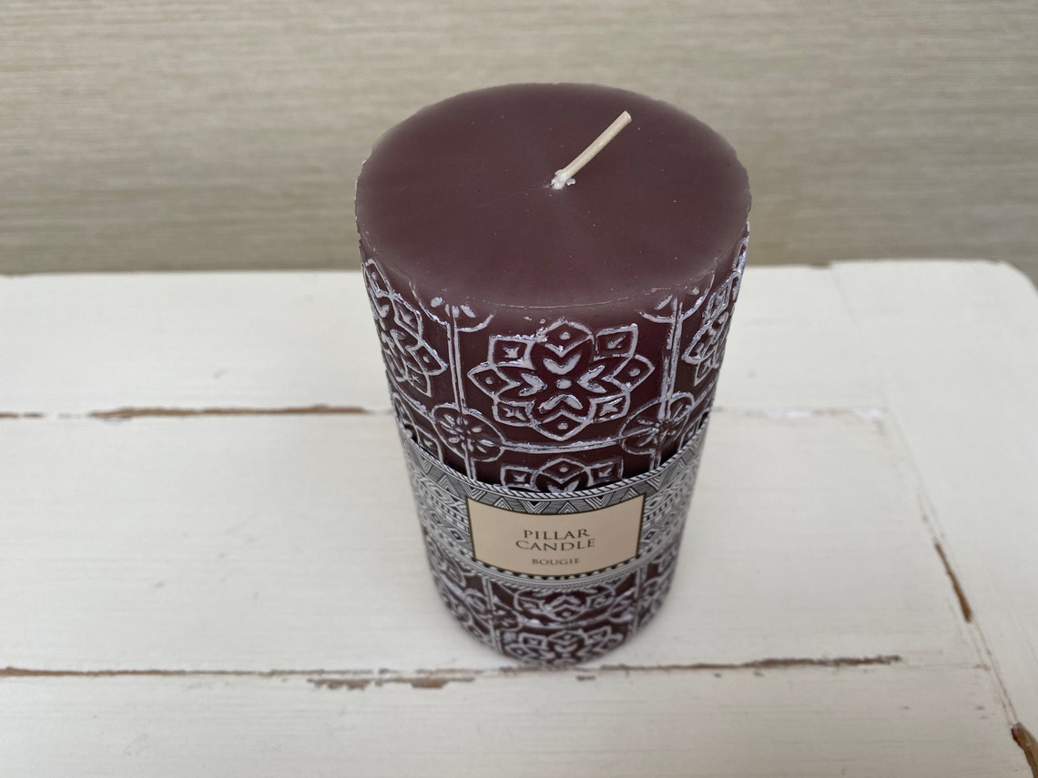Large African Inspired Pillar Candles - Etsy