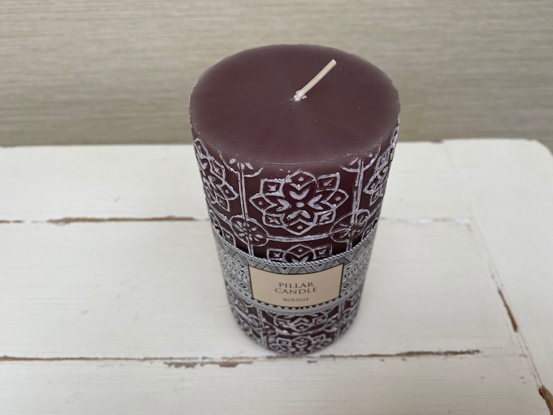 Large African Inspired Pillar Candles - Etsy