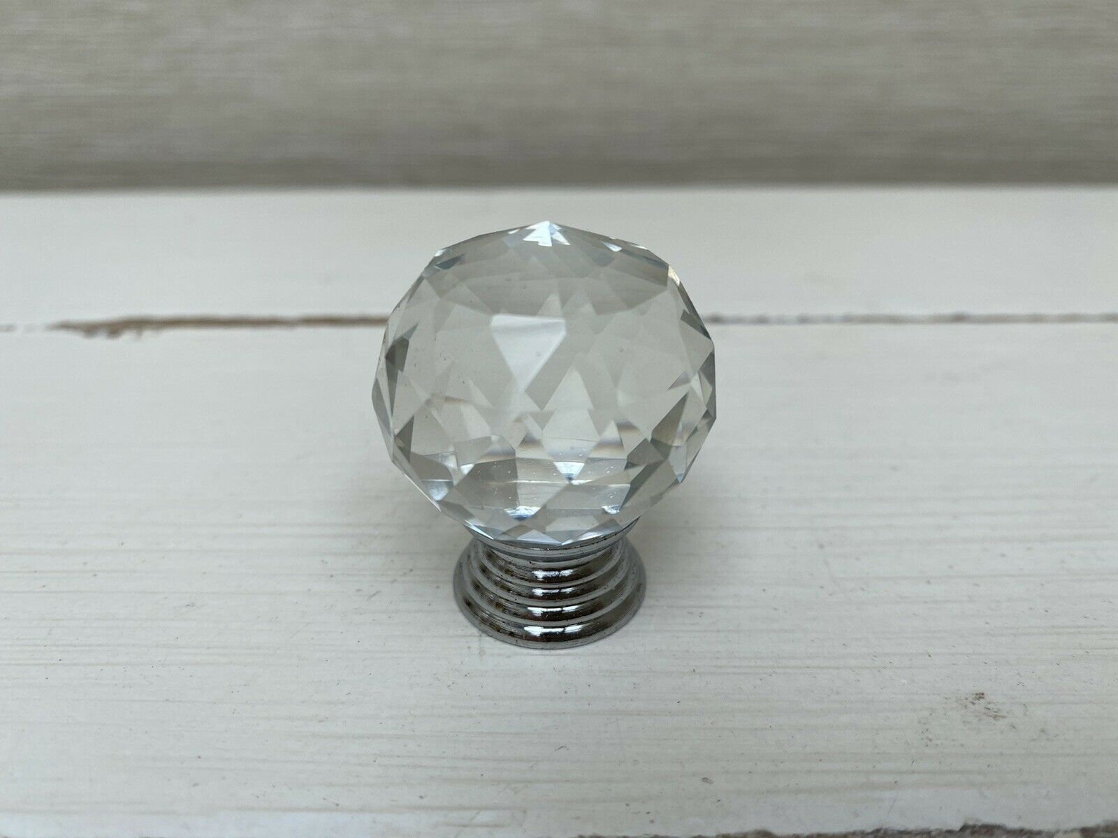 Crystal Glass Round Cabinet / Door Knobs | Etsy