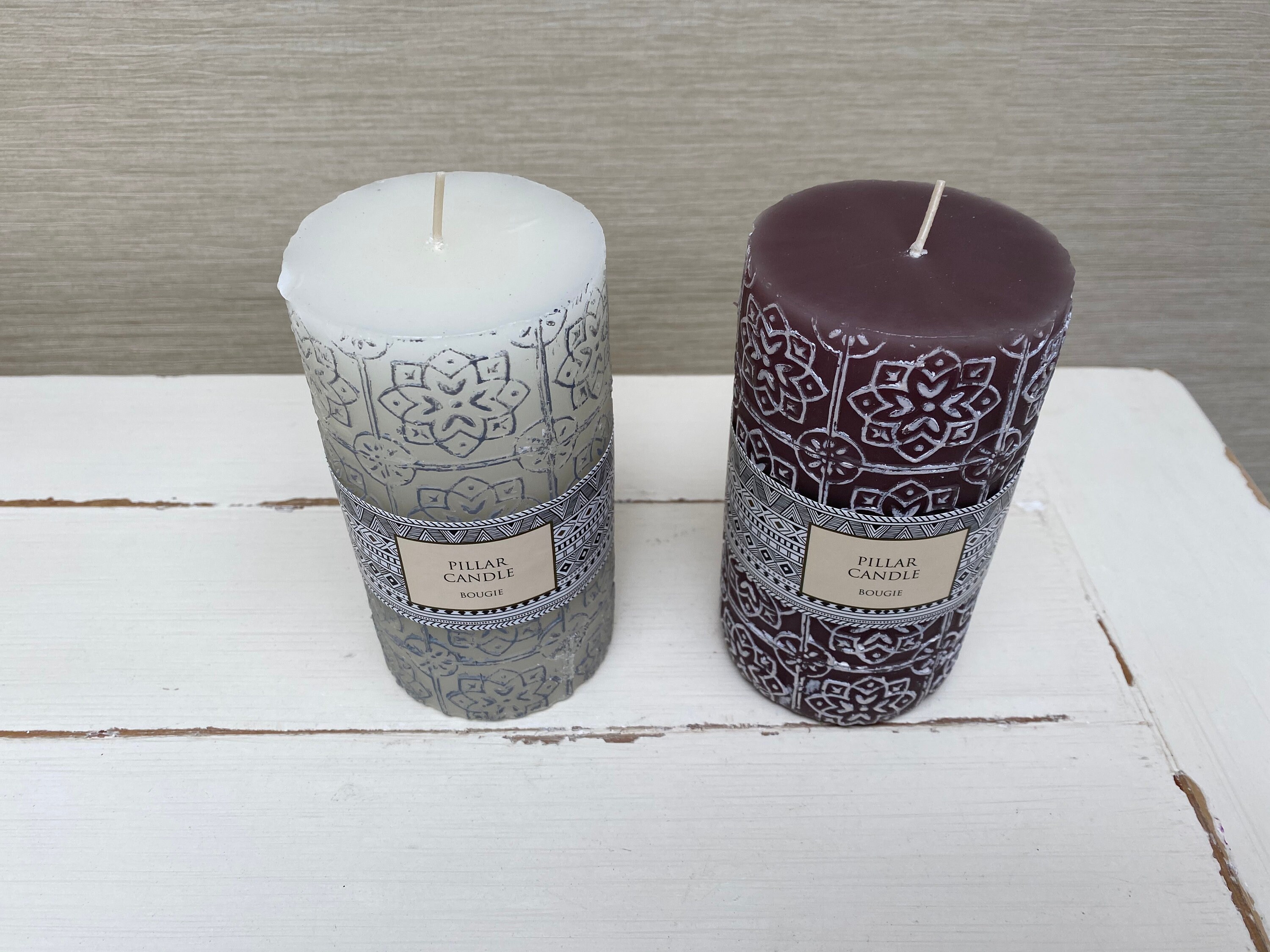 Large African Inspired Pillar Candles - Etsy